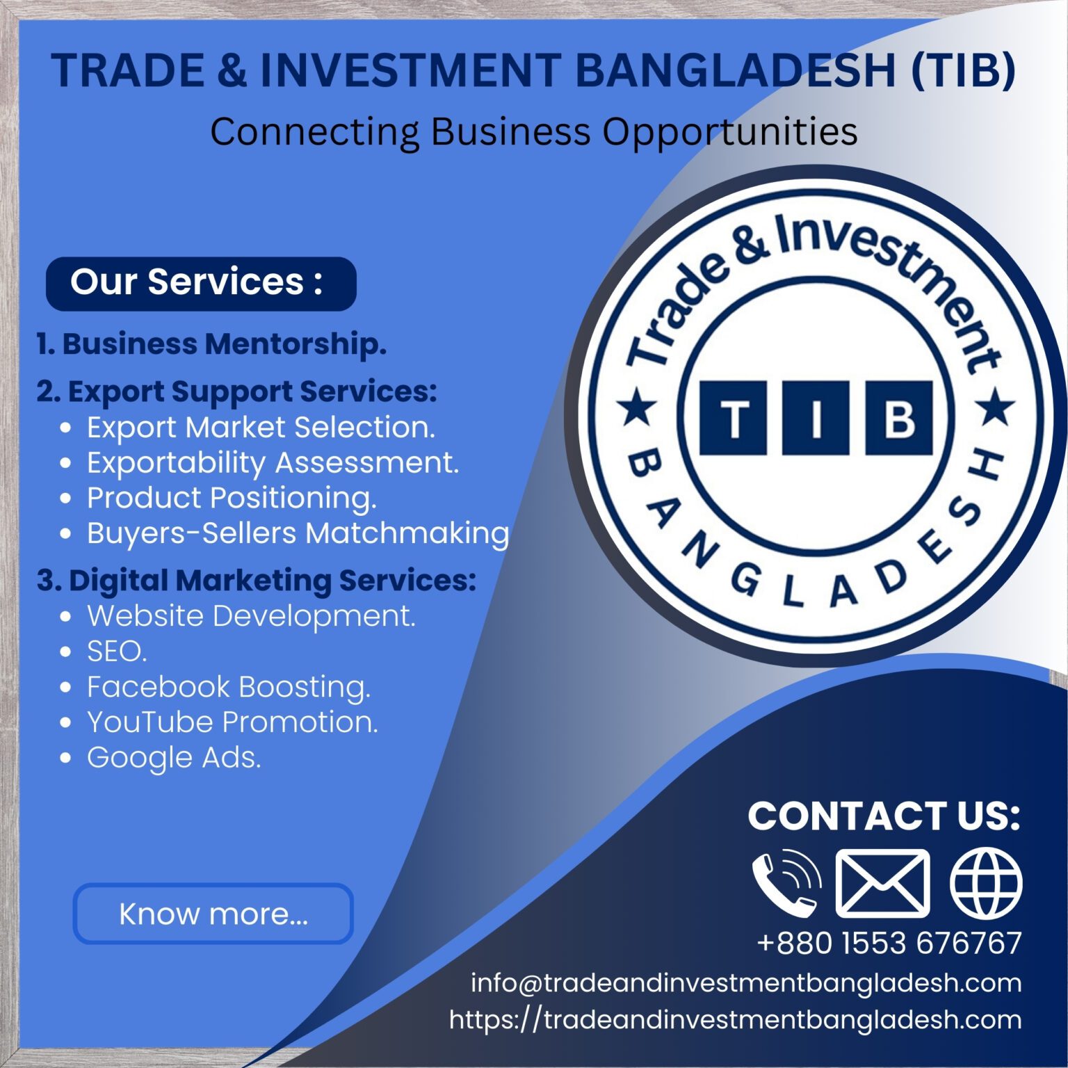 Steps for Business Expansion in Bangladesh - Trade and Investment ...
